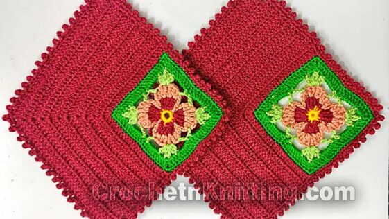 Green Yellow Stitch Pattern - Crochet & Knitting